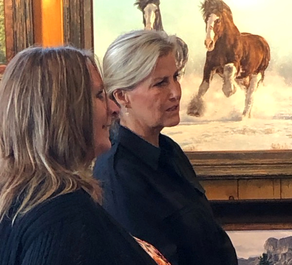 Lacombe artist Kim Penner met a ‘royal’ guest during recent show ...